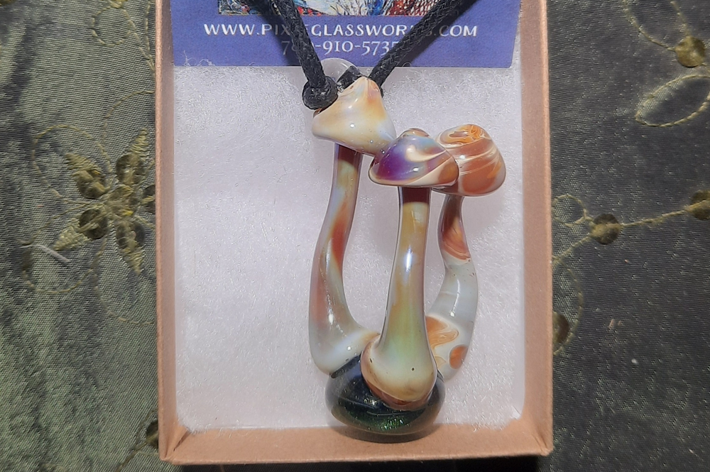 Pixie Glassworks Aromatherapy Jewelry; handblown jewelry that makes scents!